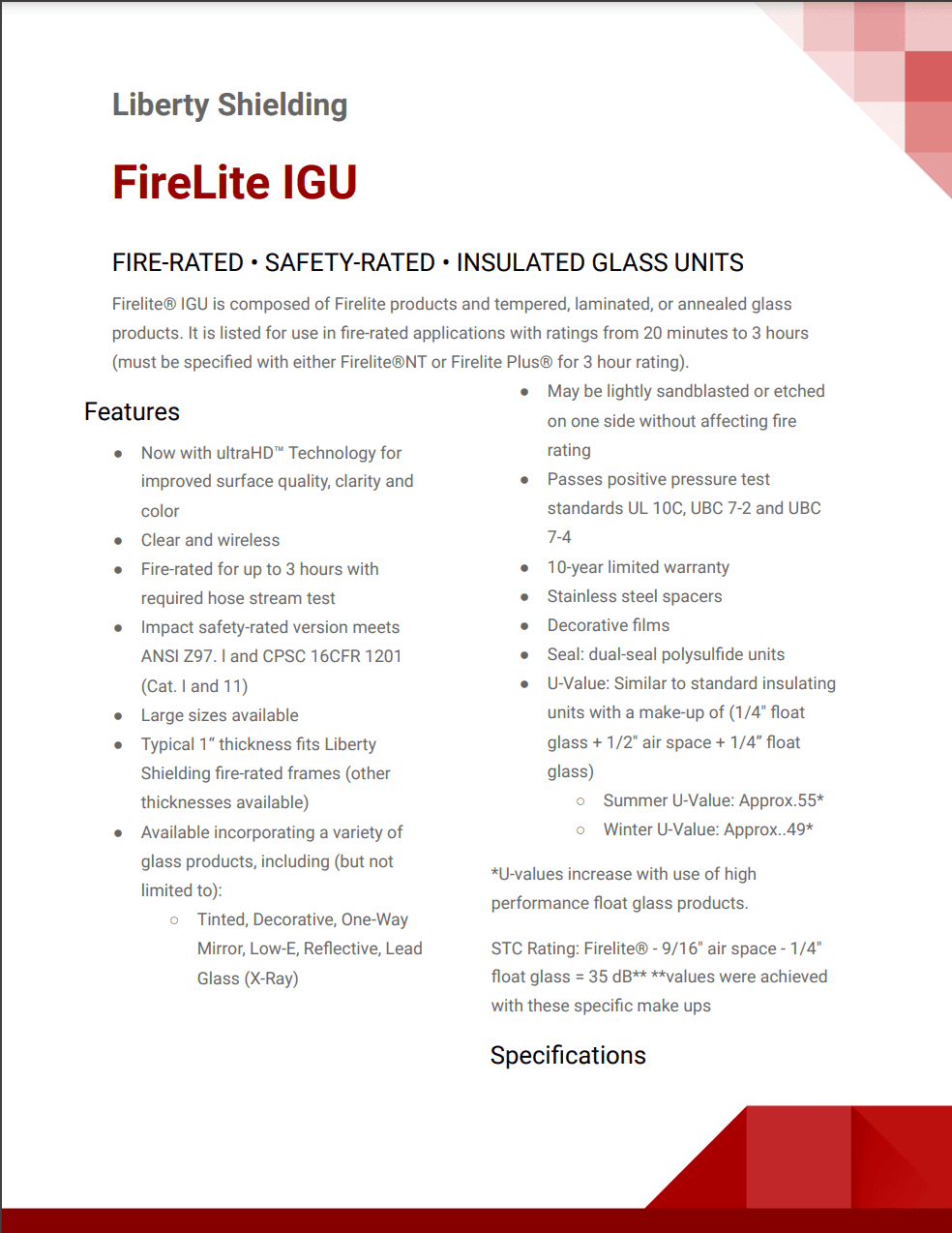Fire Rated Insulated Glass Units | Advanced Fire Safety Glass | Liberty ...