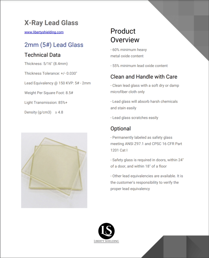X-Ray Lead Glass | Get Maximum Radiation Protection | Liberty Shielding
